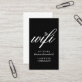 Wifi Network and Password Guest Card | Zazzle