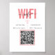 WIFI Network Password QR Code Poster | Zazzle