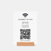 Wifi Network | QR Code Internet Scan to Connect Holder | Zazzle