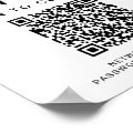 Wifi Network Scan to Connect QR Code Poster | Zazzle