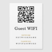 Wifi Password and Network Personalized QR Code | Zazzle