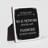 Wifi Password Plaque | Zazzle