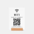 Wifi QR Code Scan To Connect Sign Holder | Zazzle