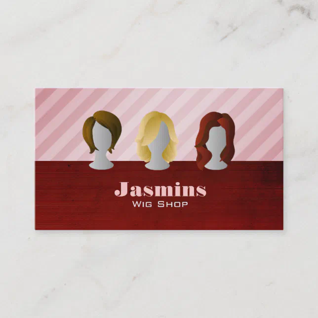 Wig Shop Business Cards | Zazzle