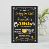 Wigs party Wiggin out birthday bash Invitation | Zazzle