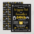 Wigs party Wiggin out birthday bash Invitation | Zazzle