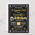 Wigs party Wiggin out birthday bash Invitation | Zazzle