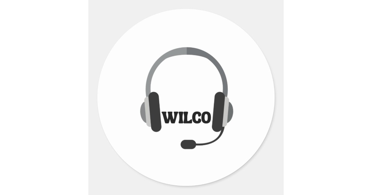 “Wilco” sticker | Zazzle