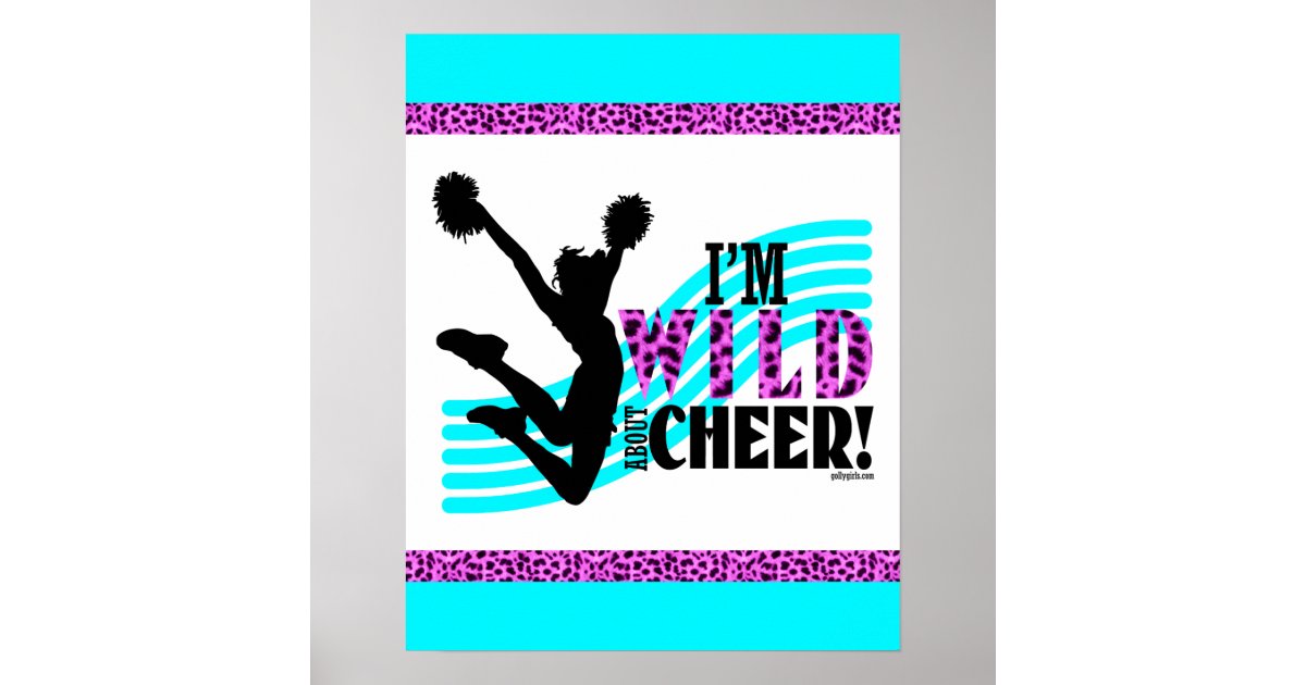Wild About Cheer Poster | Zazzle