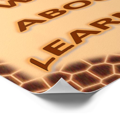 Wild About Learning Poster | Zazzle