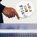Wild and Free | Doodle Letters Ping Pong Paddle | Zazzle