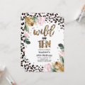 Wild And Ten Leopard Print 10th Birthday Party Invitation | Zazzle