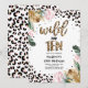 Wild And Ten Leopard Print 10th Birthday Party Invitation | Zazzle