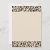 Wild and Three Leopard Print Neutral 3rd Birthday Invitation | Zazzle
