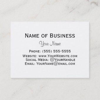 Wild Animal Gibbon Monkey Profile Portrait Business Card | Zazzle