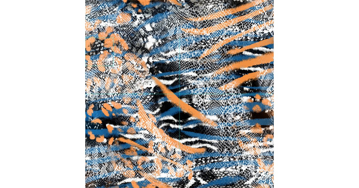 Wild Animal Print Pattern Fabric | Zazzle