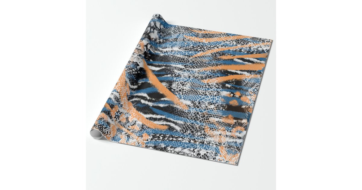Wild Animal Print Pattern Wrapping Paper | Zazzle