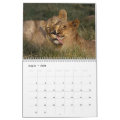 WILD ANIMALS CALENDAR | Zazzle