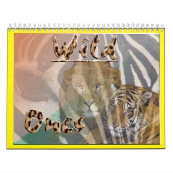WILD ANIMALS CALENDAR | Zazzle