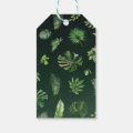 Wild Animals Tropical Jungle Greenery Baby Shower Gift Tags | Zazzle