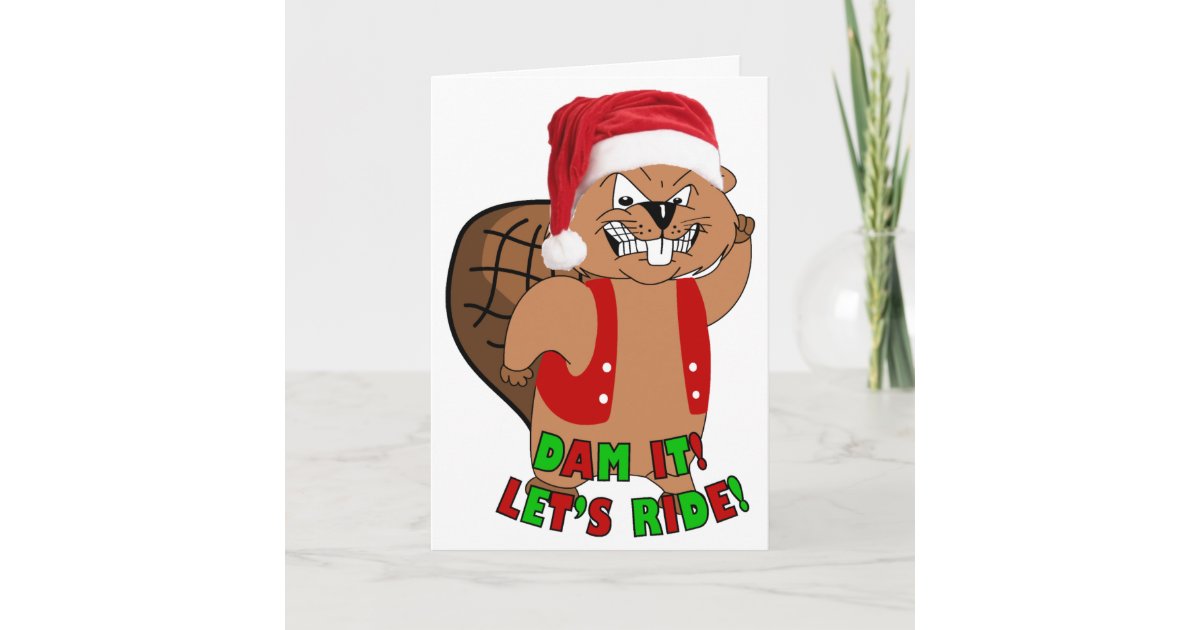 Wild-Beavers Christmas Cards | Zazzle