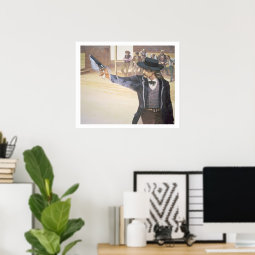 'Wild Bill' Hickok (1837-76) demonstrates his mark Poster | Zazzle