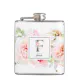 Wild Blush Botanical Letter F Monogram Flask | Zazzle