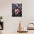 Wild Crazy Man Musician Wild Hair Poster | Zazzle