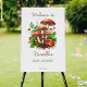 Wild forest mushrooms baby shower welcome sign | Zazzle