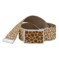 Wild Giraffe Pattern Animal Print Belt | Zazzle