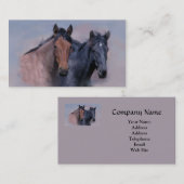 Wild Horses Business Card | Zazzle