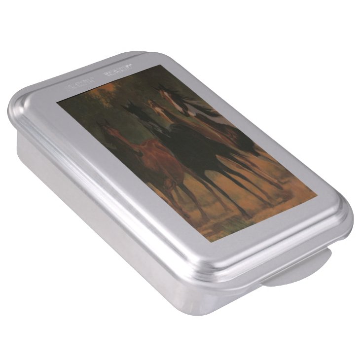 Wild Horses Cake Pan | Zazzle