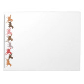 Wild horses running notepad | Zazzle