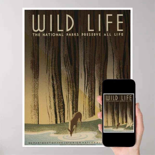 Wild Life: National Parks Service Poster | Zazzle