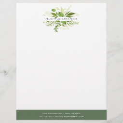 Wild Meadow Logo Letterhead | Zazzle