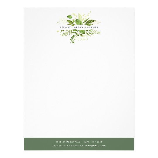 Wild Meadow Logo Letterhead | Zazzle.com
