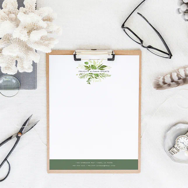 Wild Meadow Logo Letterhead | Zazzle