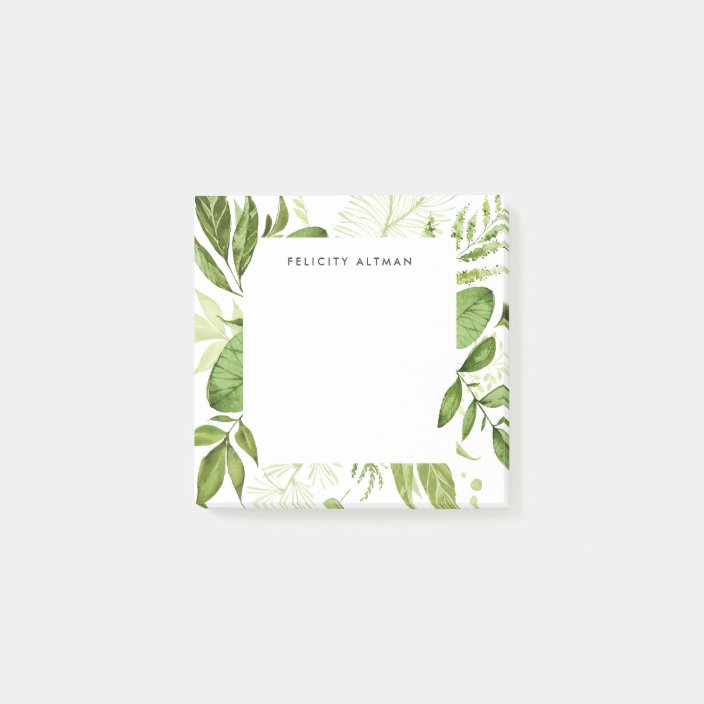Wild Meadow | Personalized Post-it Notes | Zazzle.com