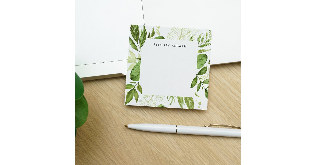 Wild Meadow | Personalized Post-it Notes | Zazzle