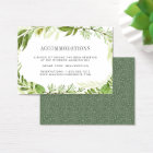 Customize Wedding Hotel Accommodation Insert Card | Zazzle.com