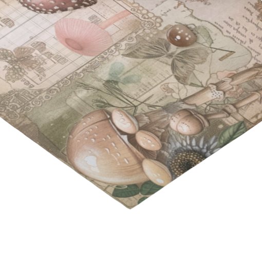 WILD MUSHROOMS DECOUPAGE TISSUE PAPER | Zazzle