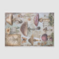WILD MUSHROOMS POSTER DECOUPAGE TISSUE PAPER | Zazzle