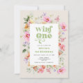 Wild one 1st birthday wildflower invitation | Zazzle