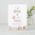 Wild One and Wild and Three Joint Invite | Zazzle