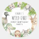 Wild One! Aussie Animal Birthday Party Classic Round Sticker | Zazzle
