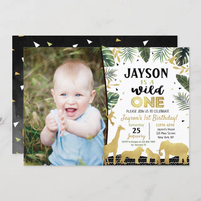 Wild One Birthday Party Invitations | Zazzle