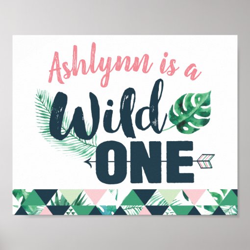 Wild ONE Birthday Sign | Zazzle
