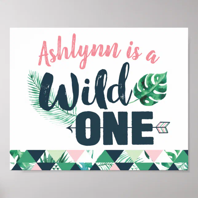 Wild ONE Birthday Sign | Zazzle