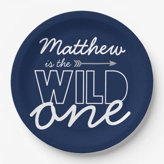 Wild One First Birthday Party Paper Plates | Zazzle.com