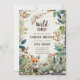 Wild One Fox Baby Woodland Animals Rustic Invitation | Zazzle